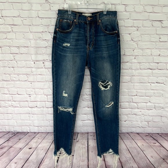Band of Gypsies | Jeans | Band Of Gypsies Madison Distressed Jean Size ...